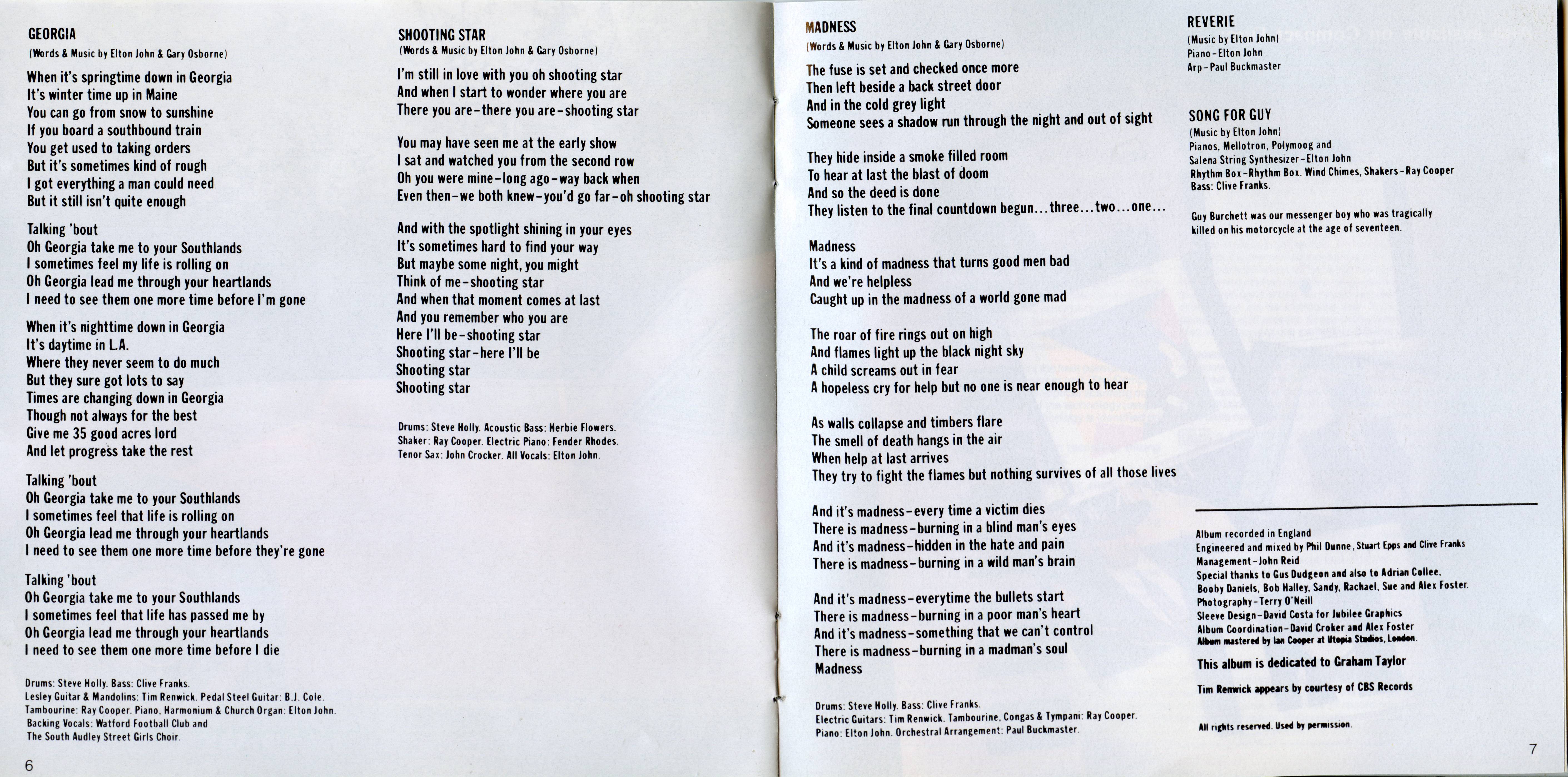 Elton John A Single Man [booklet05 fr] | CD Covers | Cover Century ...